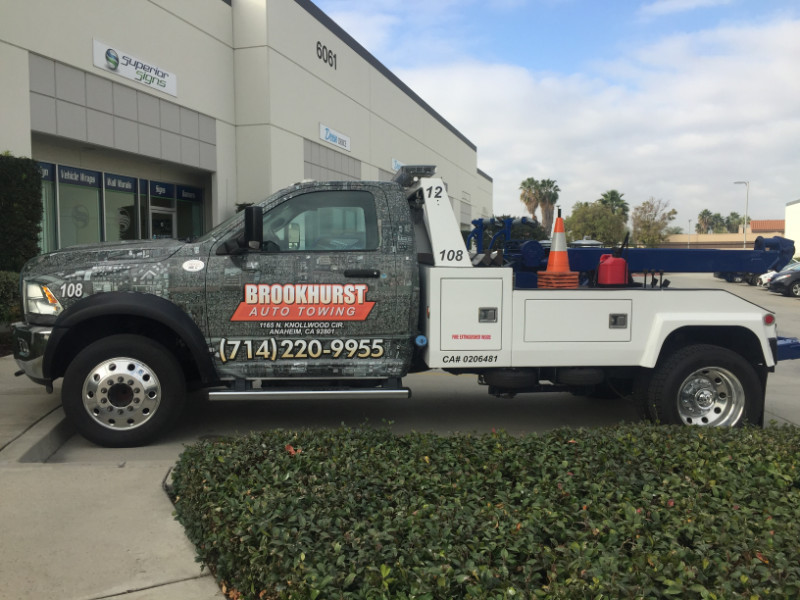 Truck Wraps | Tow Trucks | Vehicle Graphics | Buena Park CA