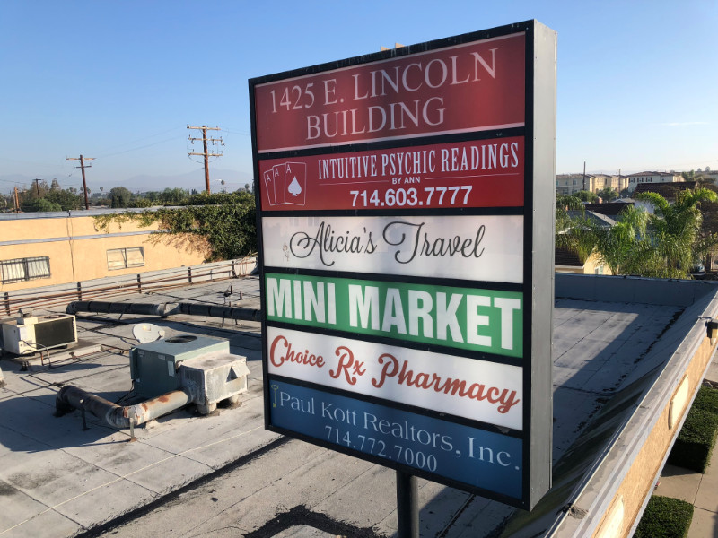 Pylon Sign Panels | Tenant Panel Signs in Anaheim CA