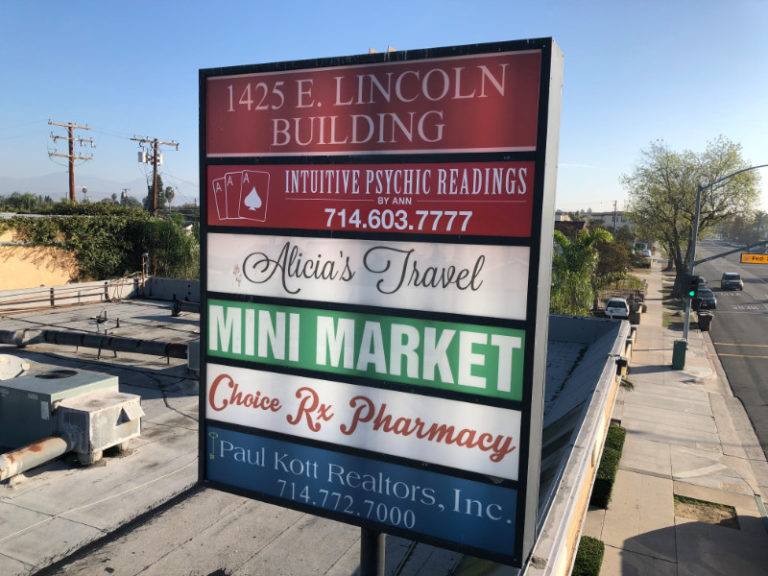 Pylon Sign Panels | Tenant Panel Signs in Anaheim CA
