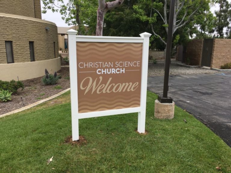 Custom Church Signs in Newport Beach CA