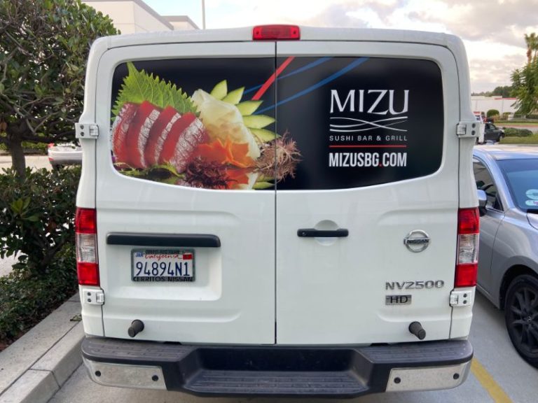 Eye-Catching Sushi Van Graphics are Also a Great Value in Tustin, CA!