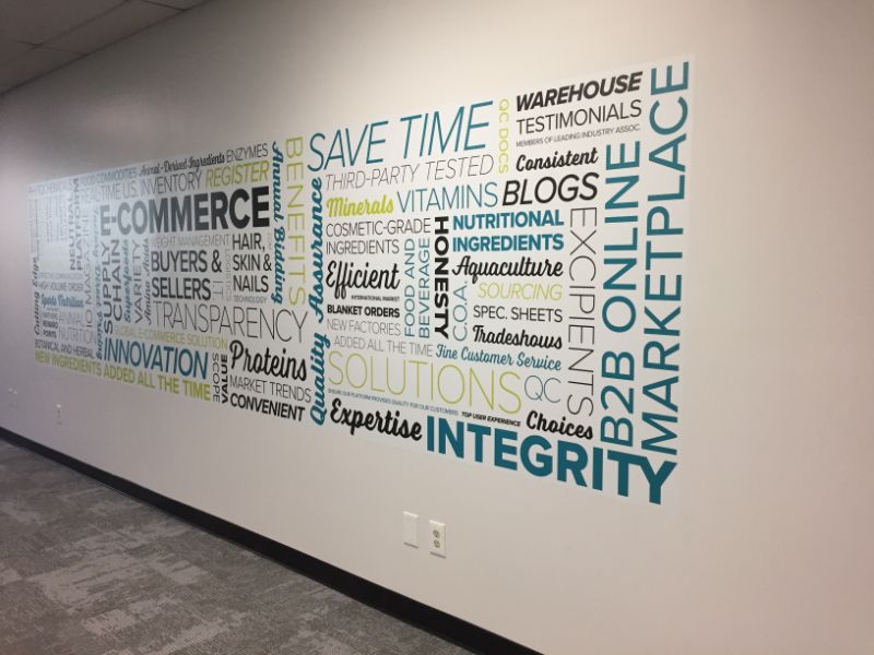 Office Wall Graphics Set the Tone for Cerritos Manufacturer’s Workforce!