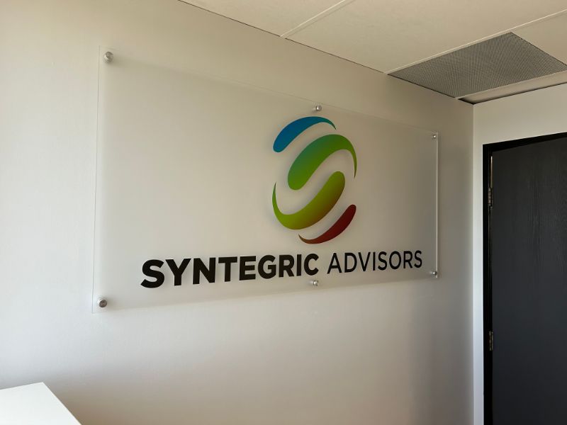 Acrylic Logo Wall Sign for Offices in Los Angeles, Ca