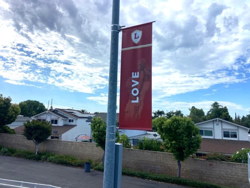 Pole Banners For Schools In Orange County, CA