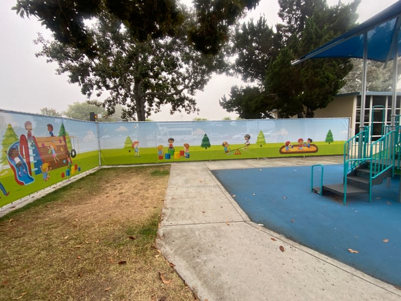 Mesh Fence Banners For Schools In Orange County, CA