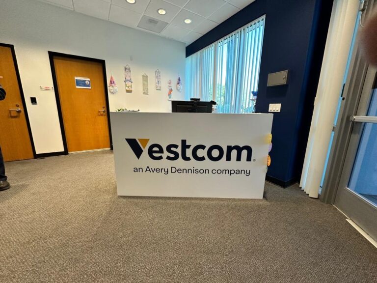 Reception Area Signs and Graphics for Offices in Orange County, CA ...