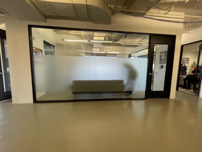 Frosted Glass Privacy Film for Offices in Los Angeles, CA Increases ...