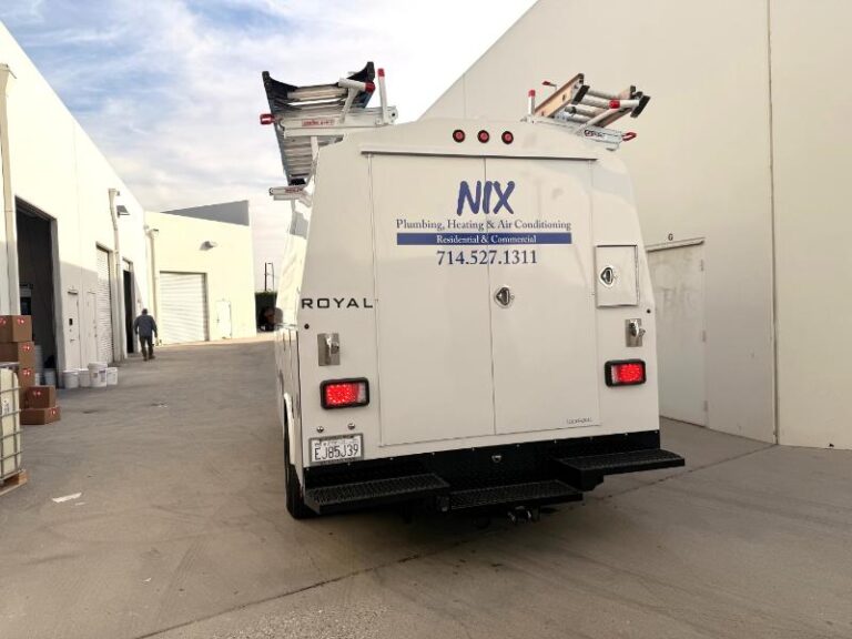 Vehicle Graphics For Service Trucks In Brea