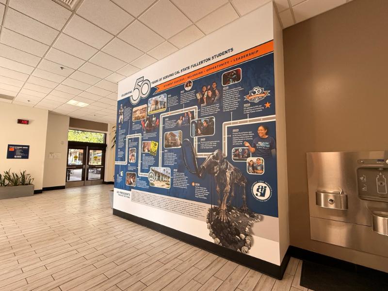 Cal State Fullerton Wall Wrap