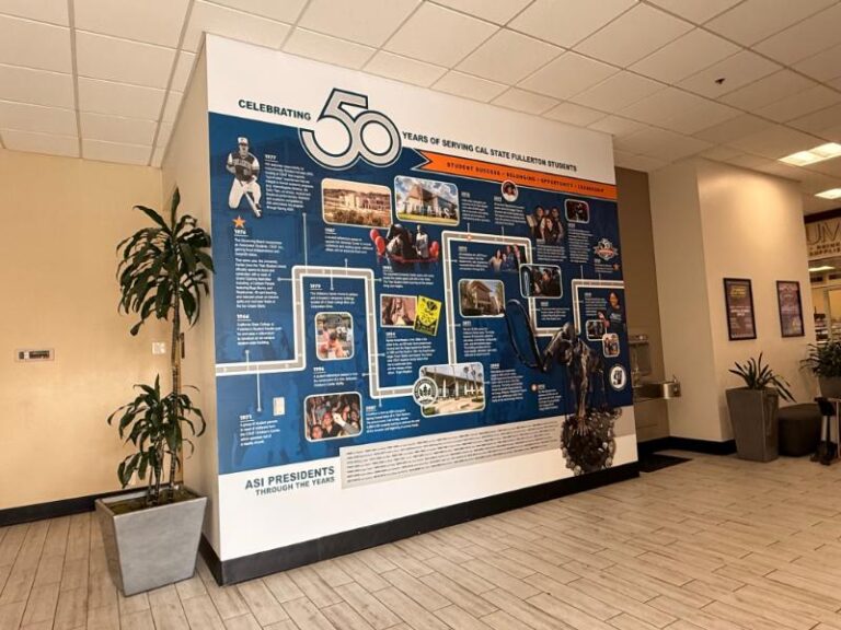 Cal State Fullerton Wall Wrap